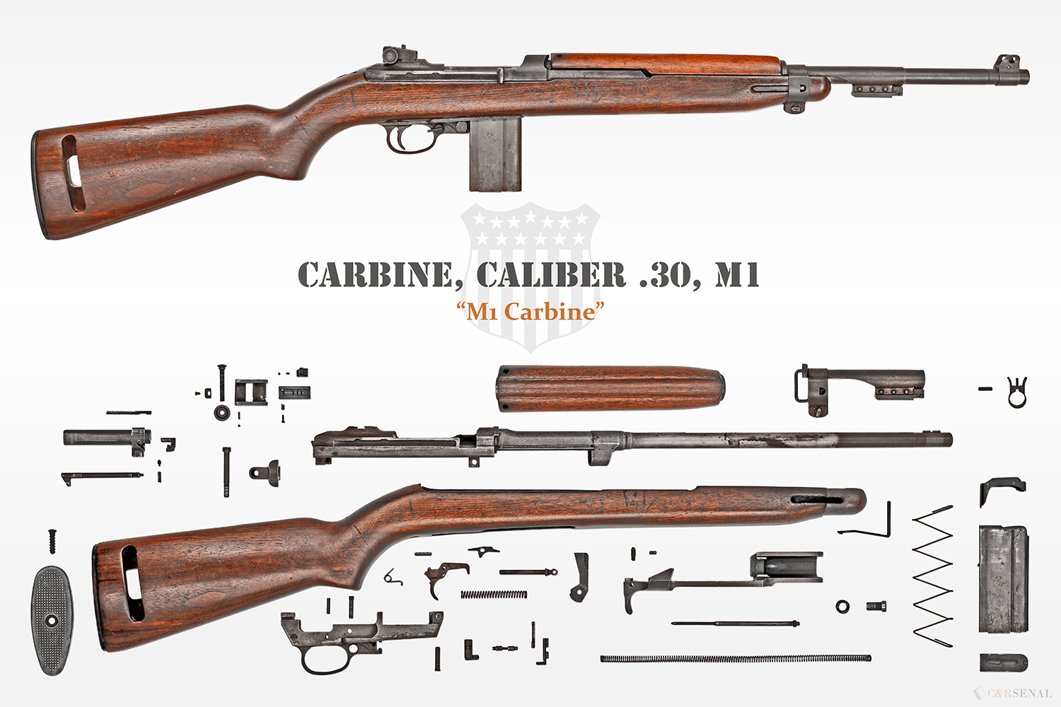 Anatomy U S Rifle M1 Carbine C Rsenal Anatomy U S Rifle M1 Carbine C Rsenal